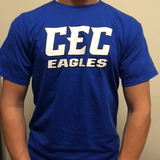 CEC Eagles Royal T-Shirt with White logo – Conwell-Egan Catholic ...